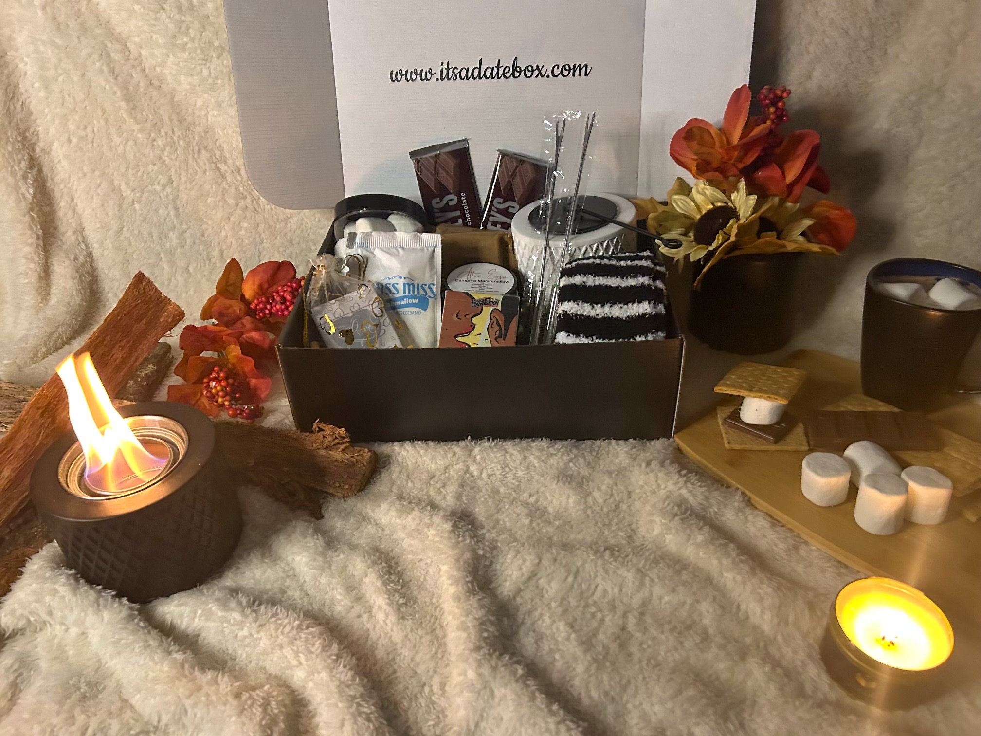 Camp Night Deluxe Date Night in A Box Couple's Night Home Date Ideas ...