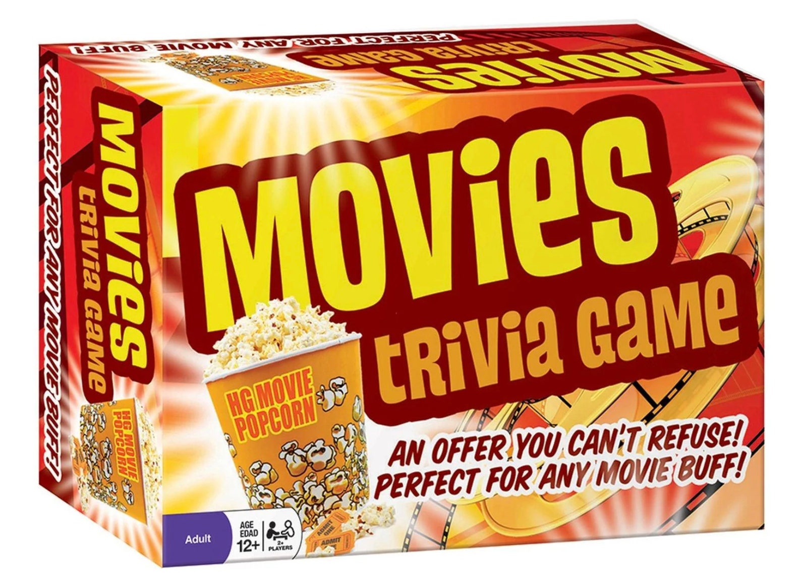 Family Movie Night Gift Box: Popcorn, Candy, Trivia Game - Etsy