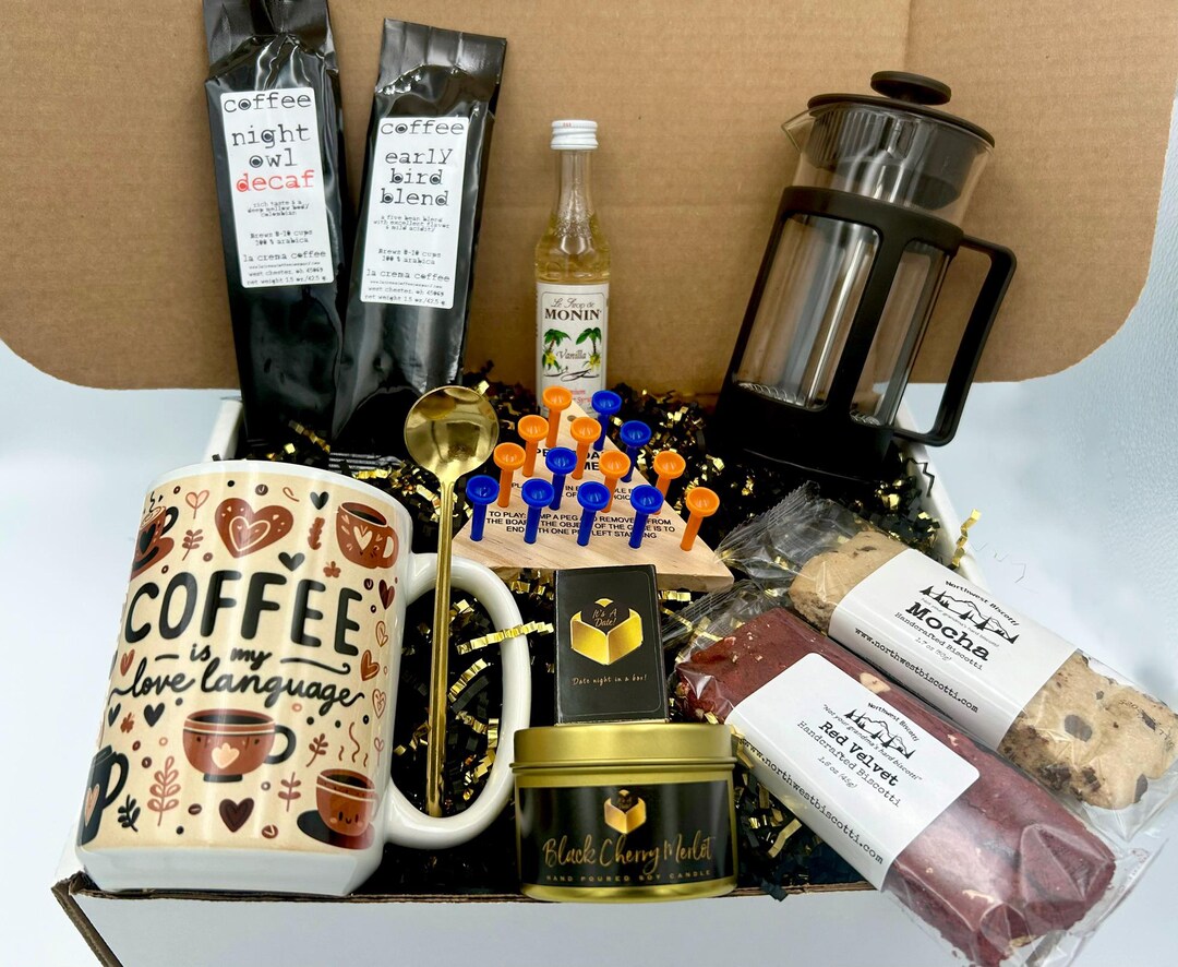 Coffee Lovers Box, Gourmet Coffee, Thank You Gift, Birthday Gift ...