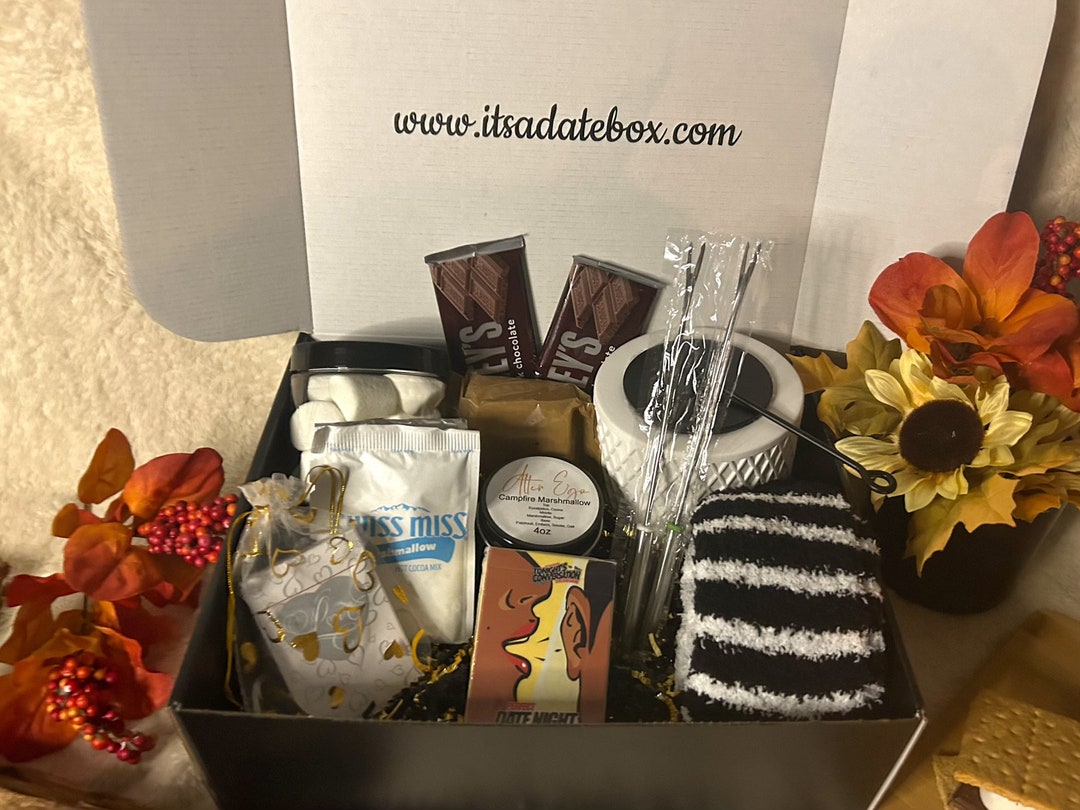 Camp Night Deluxe Date Night in A Box Couple's Night Home Date Ideas ...