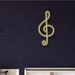Treble Clef LED Neon Sign | Musical Note Wall Decor - Choose Your Color ...