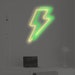 Lightning Bolt LED Neon Sign, Kids Night Light, Thunder Bolt Wall Decor ...