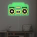 Boombox Led Neon Sign, Retro Party, Music Wall Décor, 90s Theme Party ...