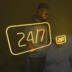 24/7 LED Neon Sign | Navigation Sign | Direction Light for Business ...