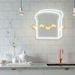 Cute Toast LED Neon Sign | Kawaii Breakfast Gift | Kids Room, Kitchen ...