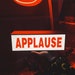 Applause Sign | Table and Wall Light Box | Table Decor | Illuminated ...