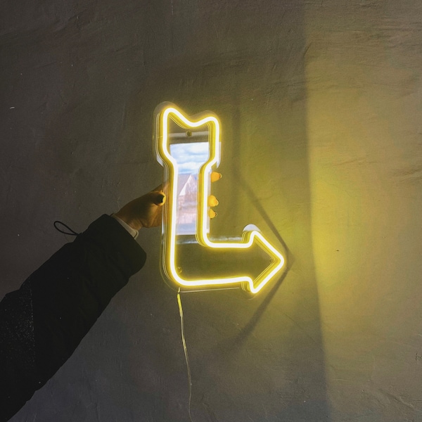 Lighted Arrow Sign - Etsy