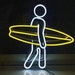 Surfer LED Neon Sign | Gift for Surfer | Ocean Lover - Choose Your ...