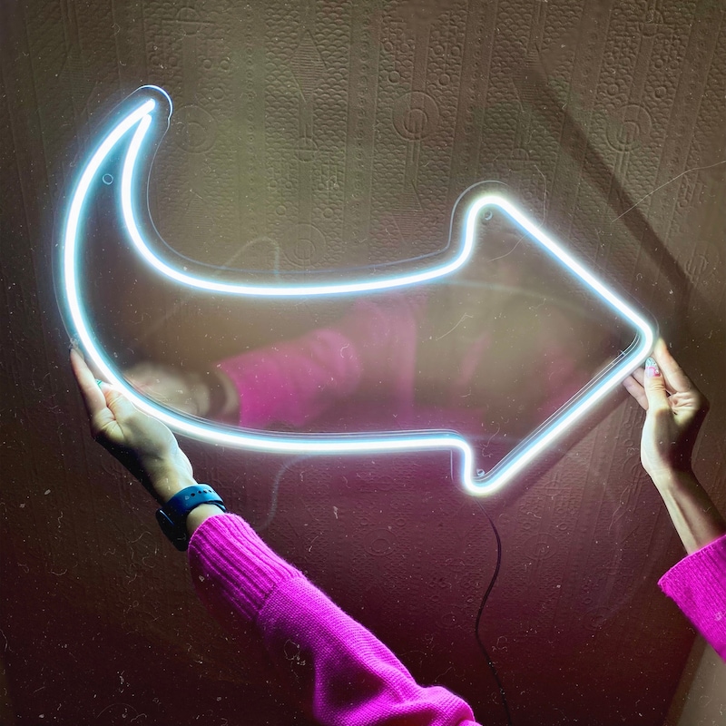 Lighted Arrow Sign - Etsy
