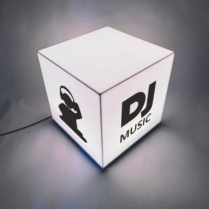 RGB Light Cube Lamp | Custom Advertising Table Light Box | Night Light ...