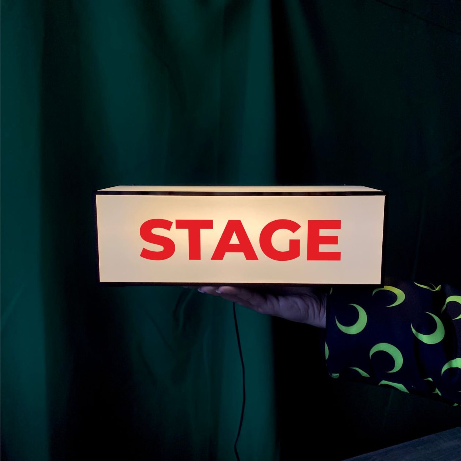 Stage Light Box | Small Table and Wall Lamp for Movie Night Decor | USB ...