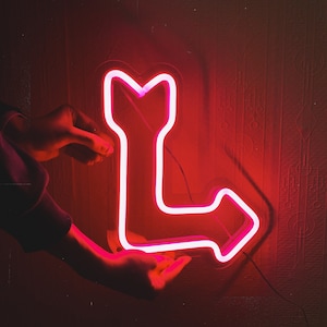 Direction Arrow LED Neon Sign, Navigation Arrow Wall Art, Business Sign ...