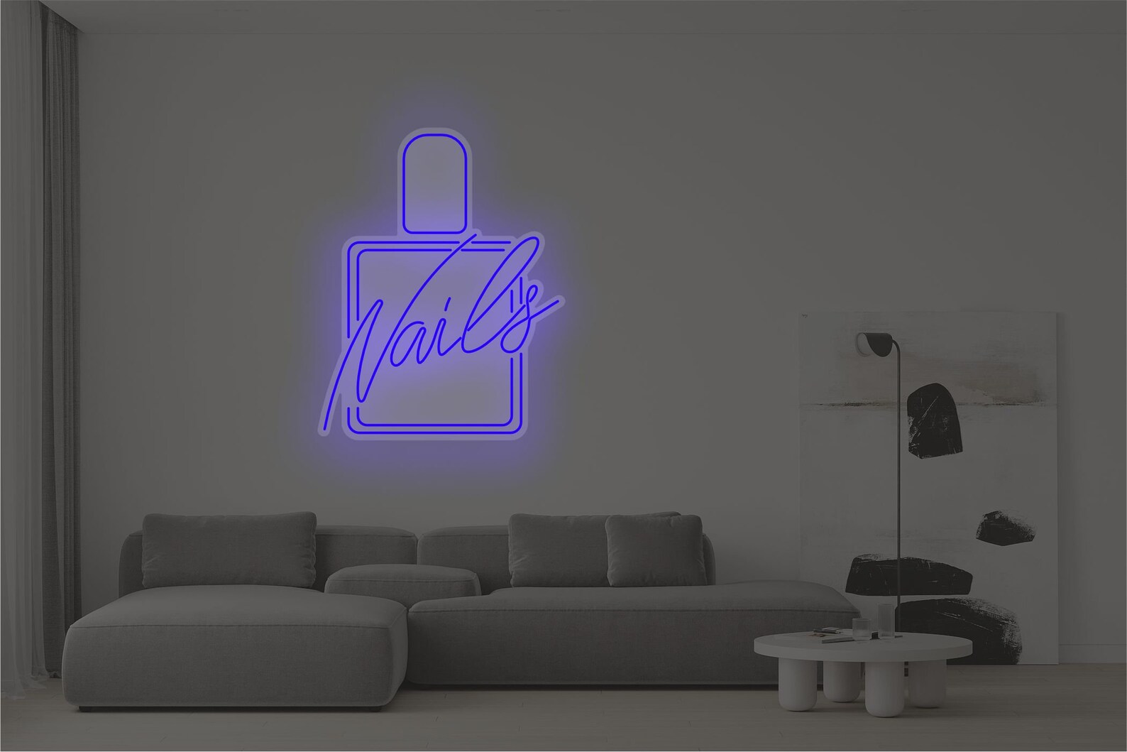 Nails LED Neon Sign | Salon Sign for Wall | Business Sign | Beauty ...