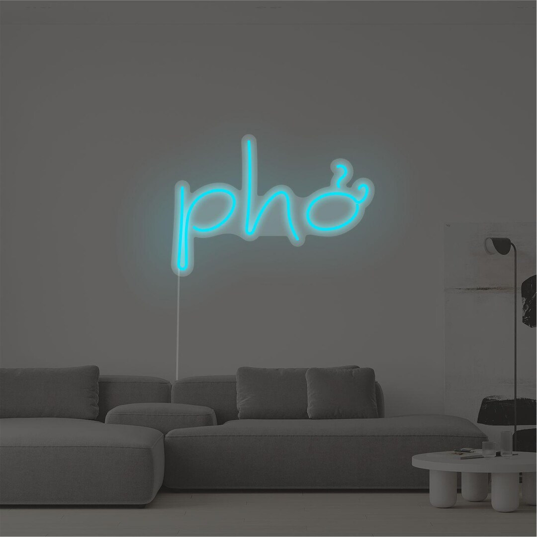 Neon Pho Sign - Stylish LED Wall Art for Home Decor - Etsy