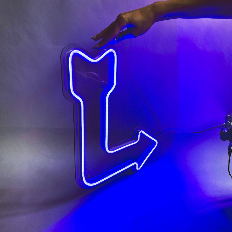 Lighted Arrow Sign - Etsy