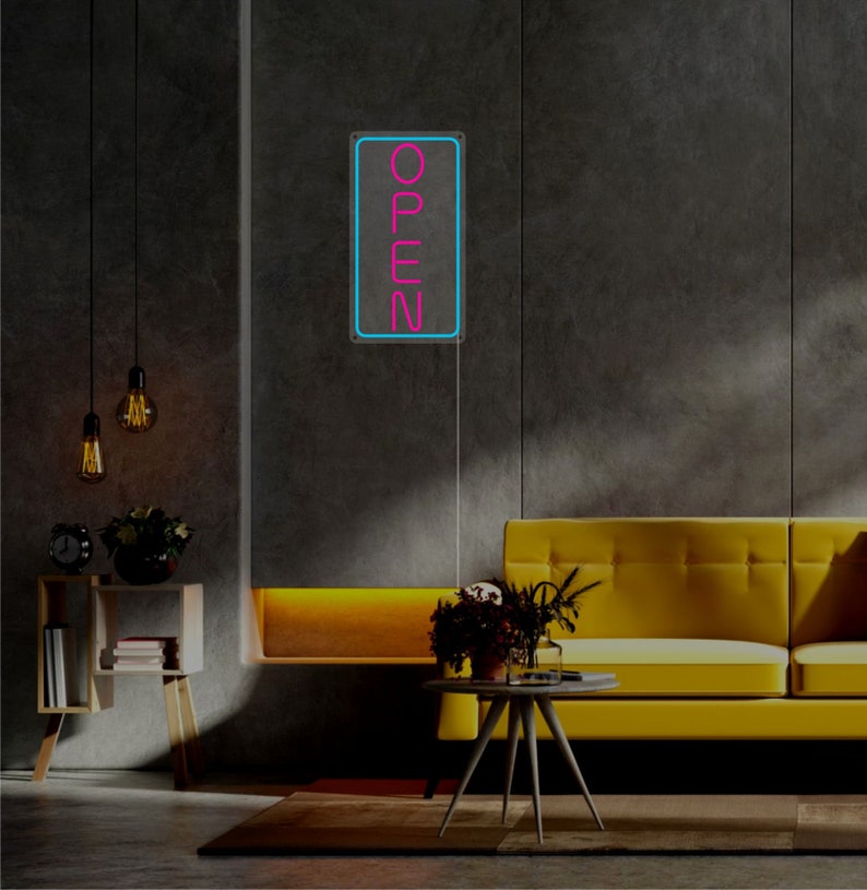 Open LED Neon Sign Navigation Sign for Shop Direction - Etsy