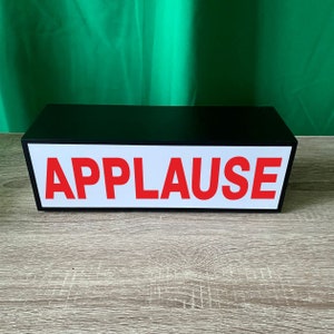 Applause Sign | Table and Wall Light Box | Table Decor | Illuminated ...