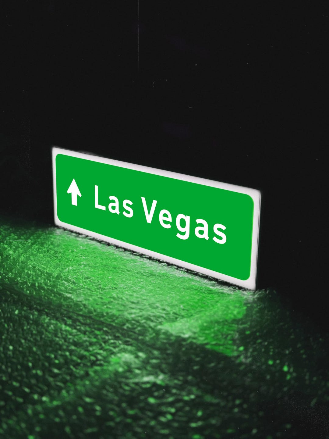 Las Vegas Sign Light Box | City Road Sign | Table and Wall Light Box ...
