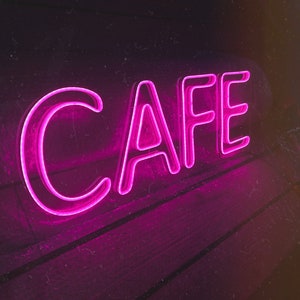 Cafe LED Neon Sign | Navigation Cafe Decor | Shop Sign | Light for ...