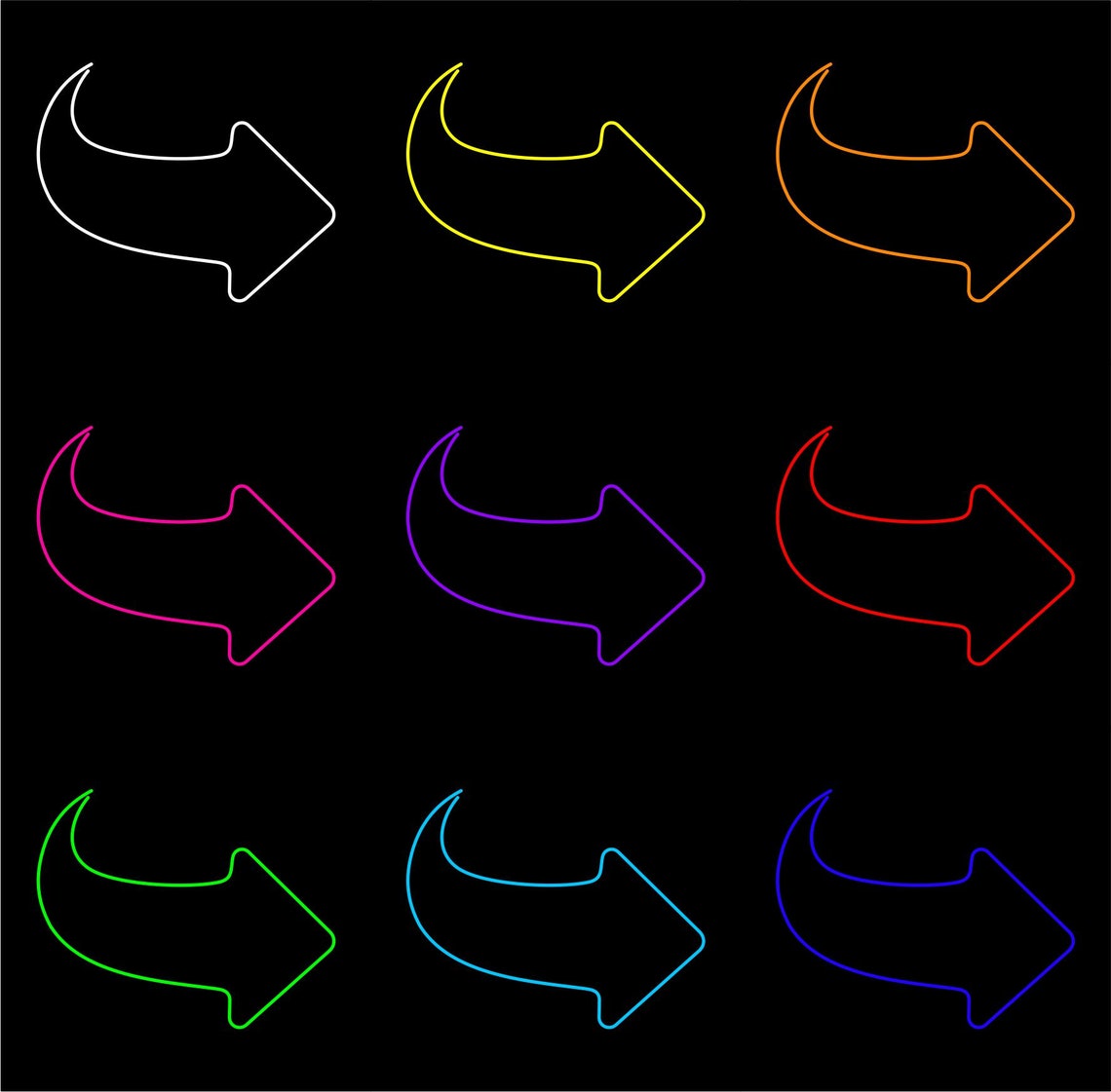 Direction Arrow LED Neon Sign Navigation Arrow Wall Decor for - Etsy