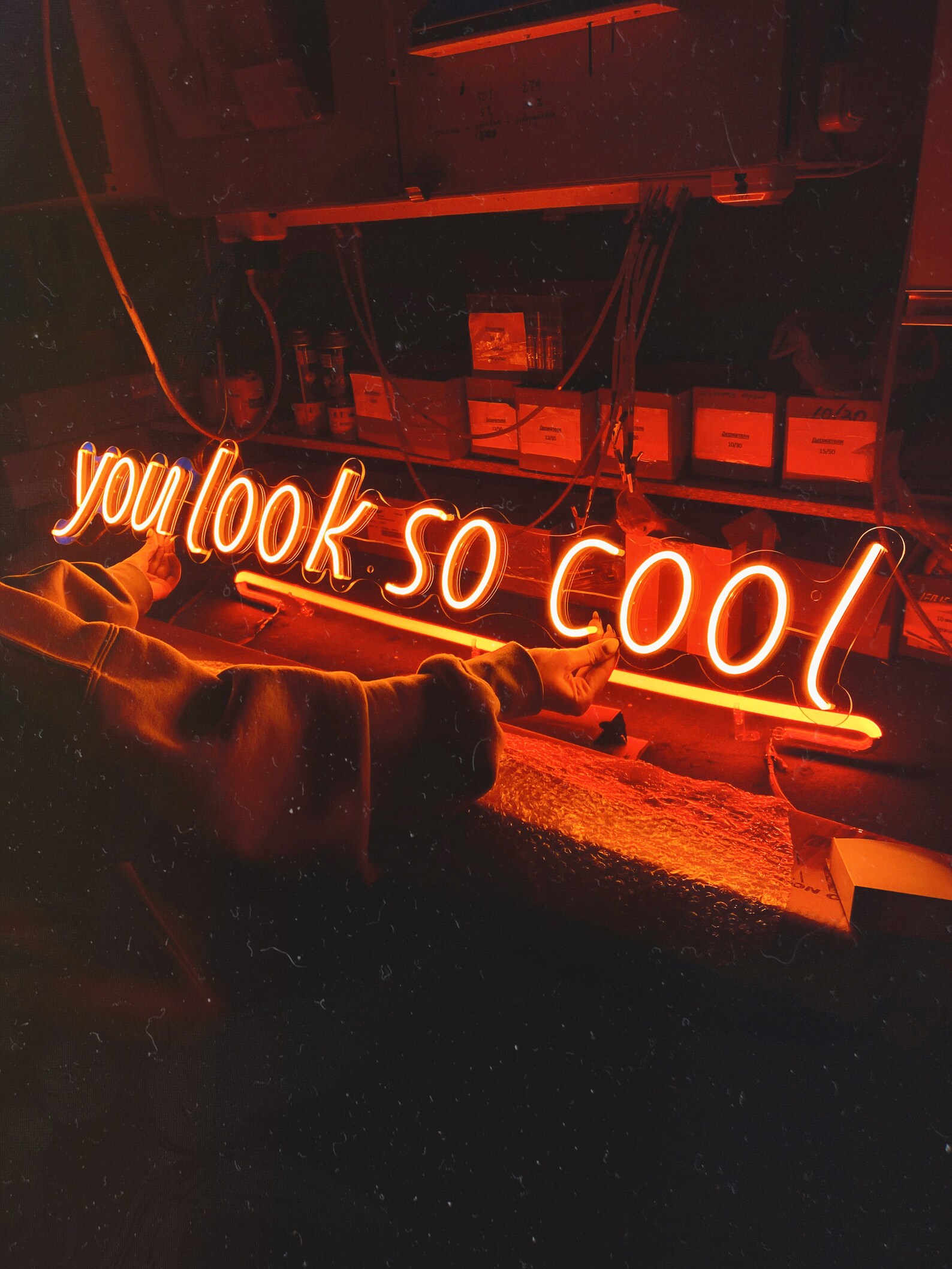 You Look so Cool LED Neon Sign | Room Decor | Gift for Her | Nursery ...