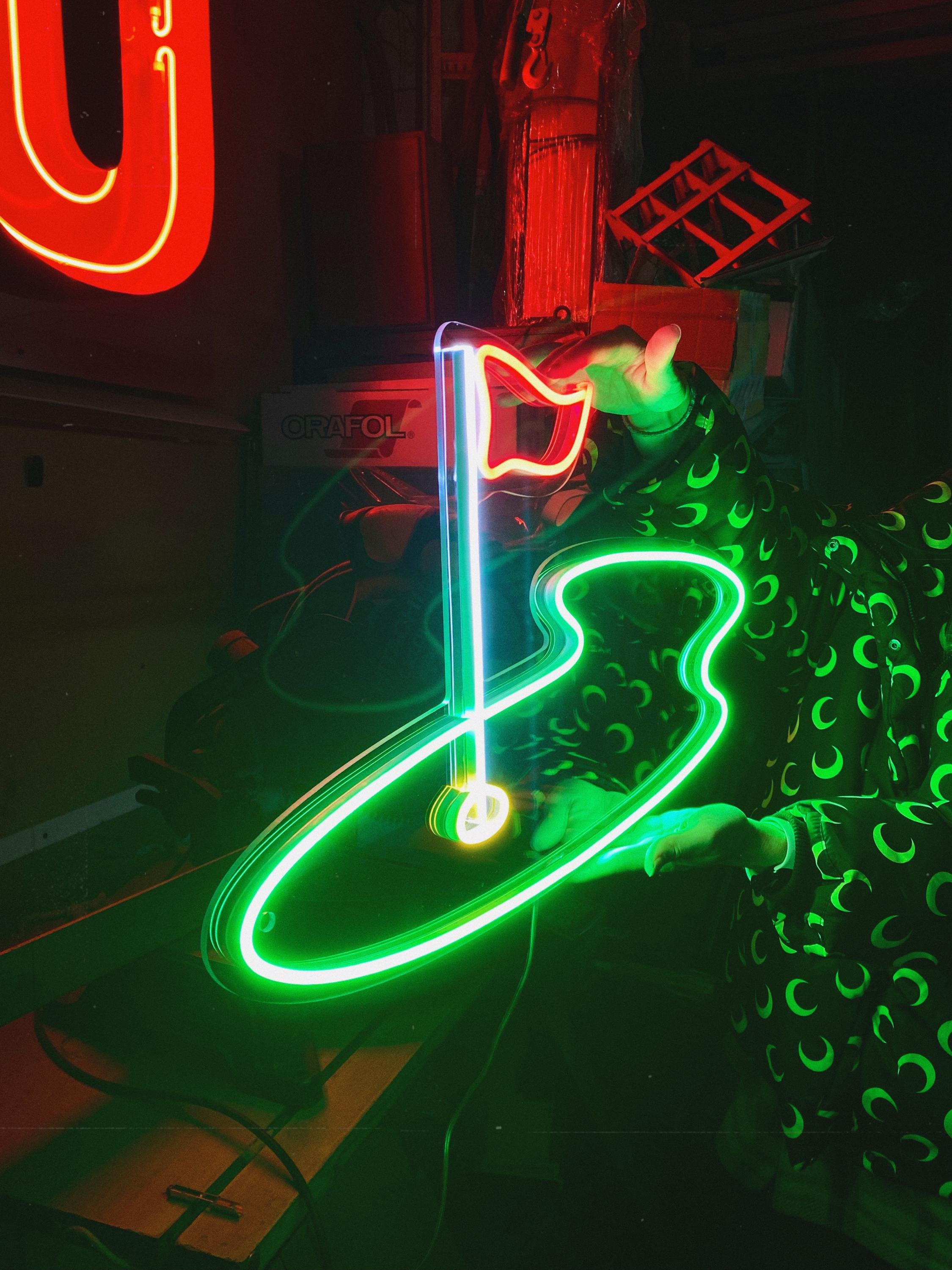 Golf Course LED Neon Sign | Golf Room Decor | Unique Golf Gift - Etsy