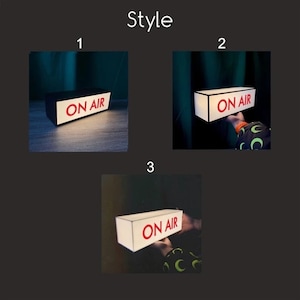Custom Table Light Box Night Light Table Decor for Studio Home Lighting ...