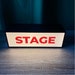 Stage Light Box | Small Table and Wall Lamp for Movie Night Decor | USB ...