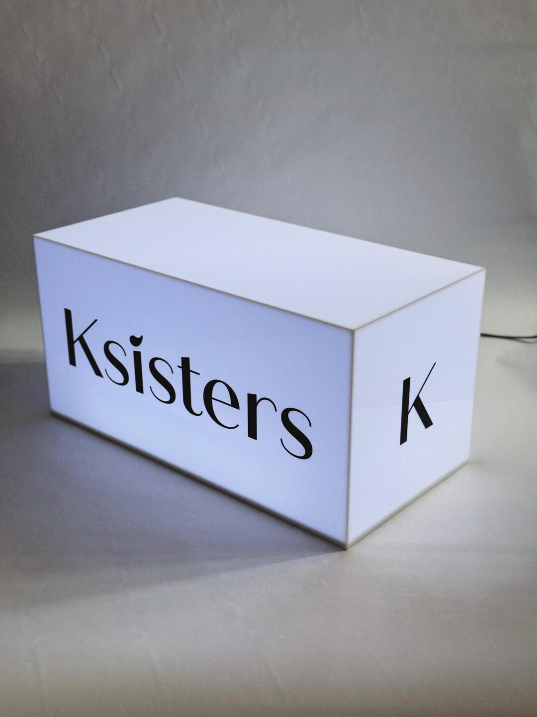 Custom Light Box - Five Light Sides - Table and Wall Light Box - Sign ...