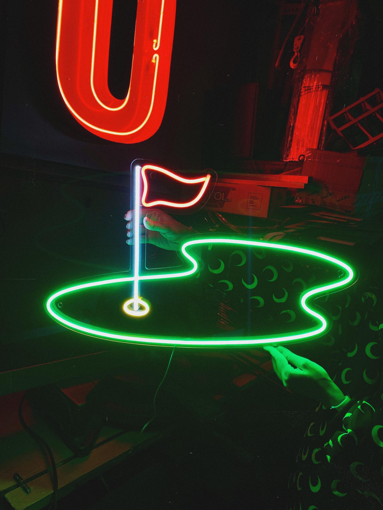 Golf Course LED Neon Sign | Golf Room Decor | Unique Golf Gift - Etsy