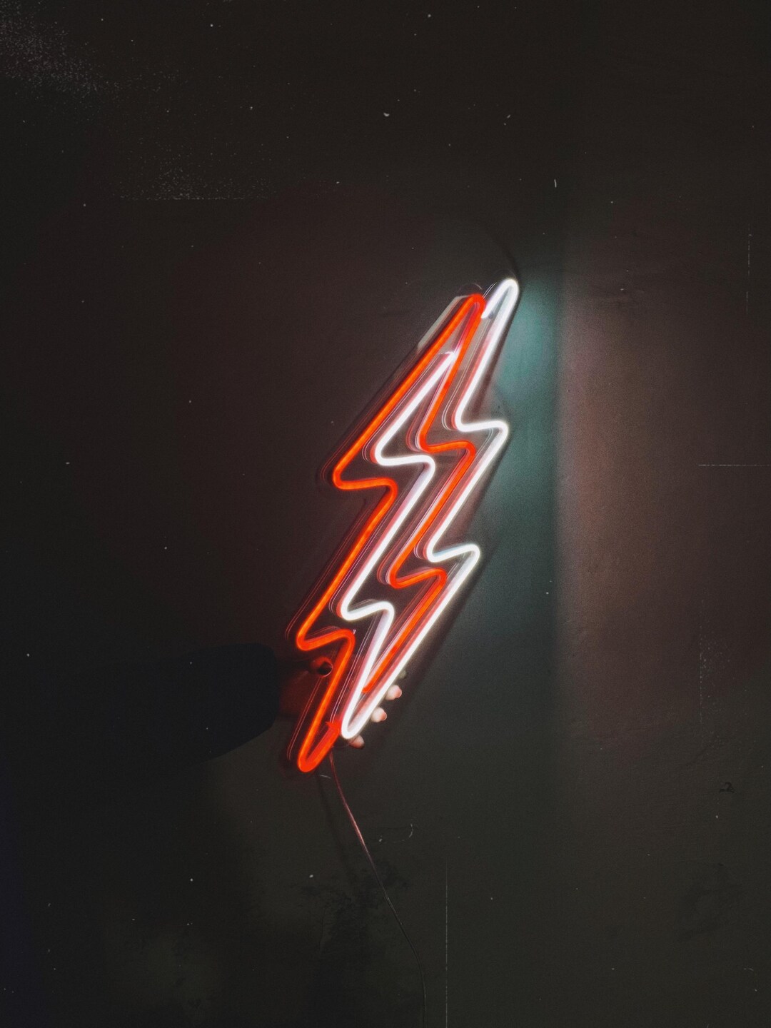 Customizable Lightning Bolt LED Neon Sign - Kids Night Light - Wall ...
