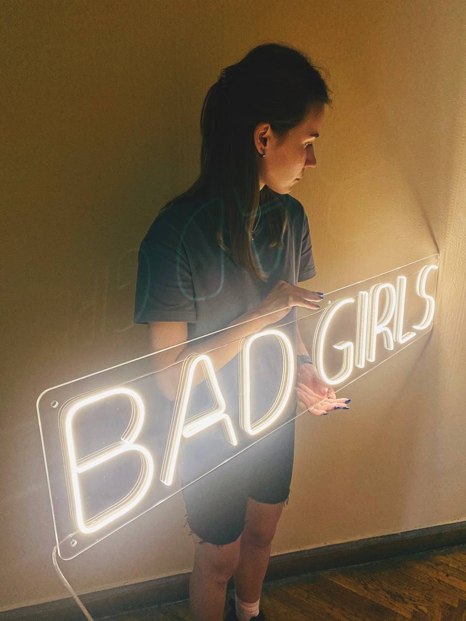 Bad Girls LED Neon Sign | Bedroom Wall Decor | Neon Bar Sign | Neon ...