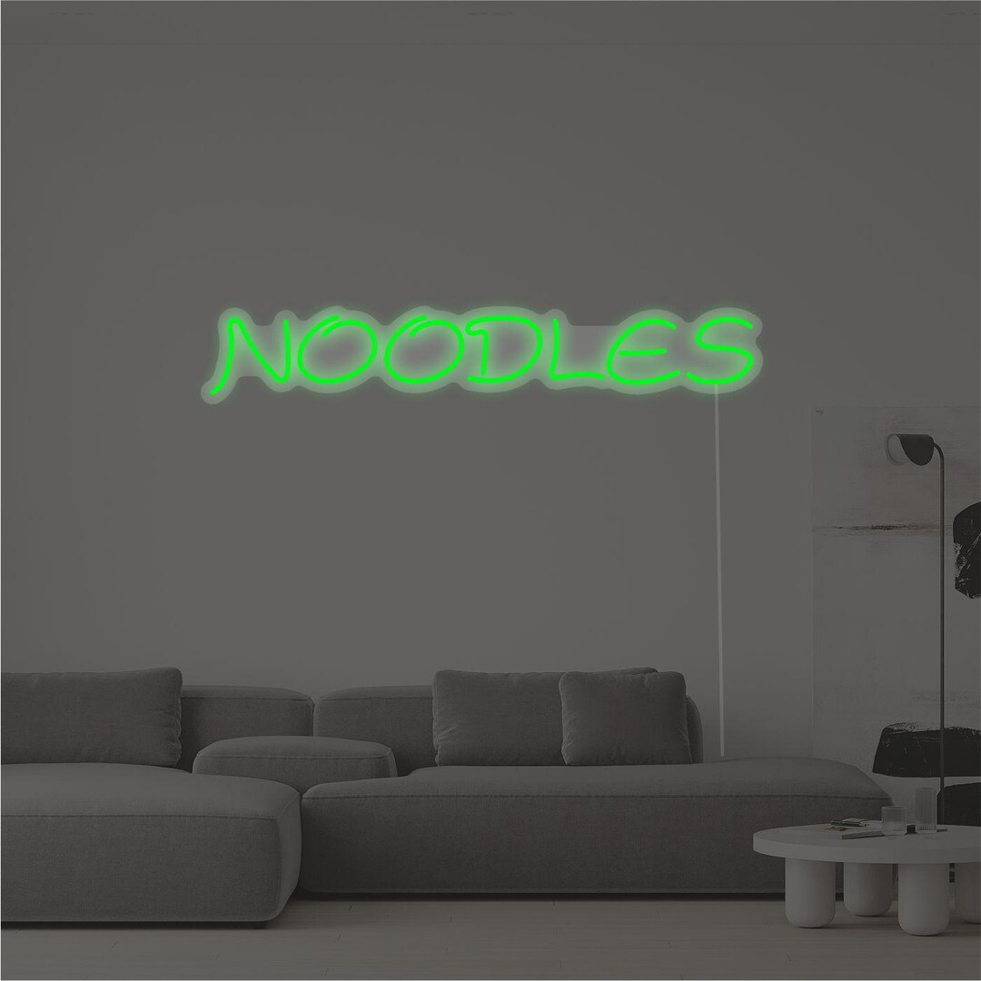 LED Noodle Art for Kitchen | Chinese Food Wall Decor - LED Wall Decor ...