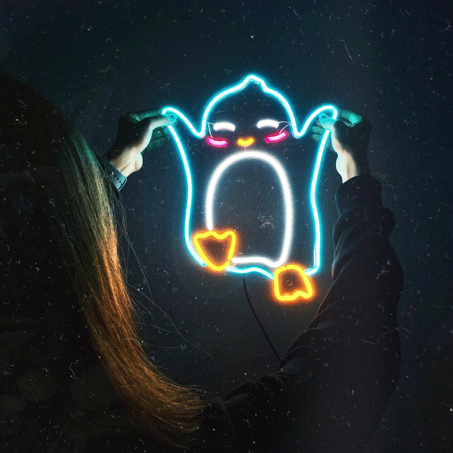 Penguin LED Neon Sign Animal Wall Decor Choose Your Color | Etsy