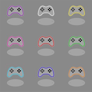 Gamepad LED Neon Sign, Switch Controller Table Lamp, Decor for Game ...