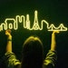 City Skyline Led Neon Sign | Cityscape Home Decor | Skyscrapers Wall ...