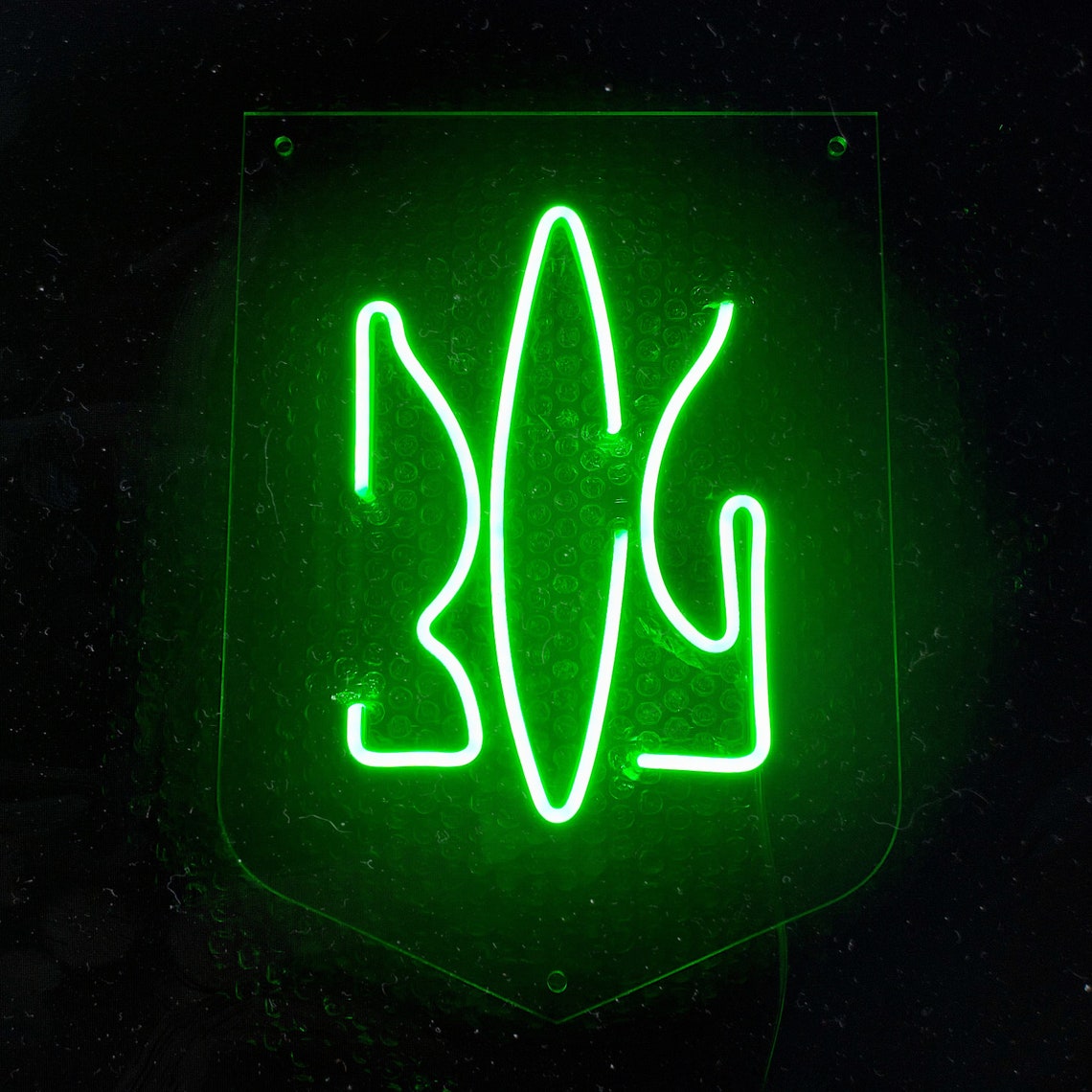 Ukrainian Trident Art ЗСУ LED Neon Sign Coat of - Etsy