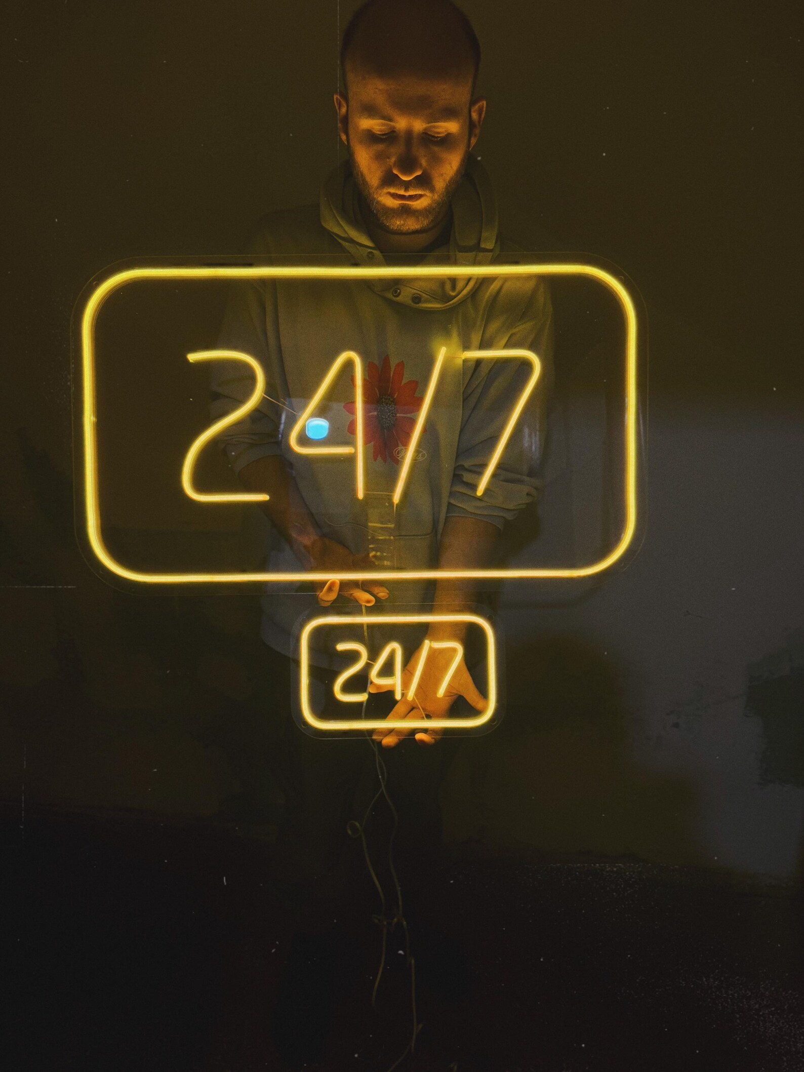 24/7 LED Neon Sign | Navigation Sign | Direction Light for Business ...