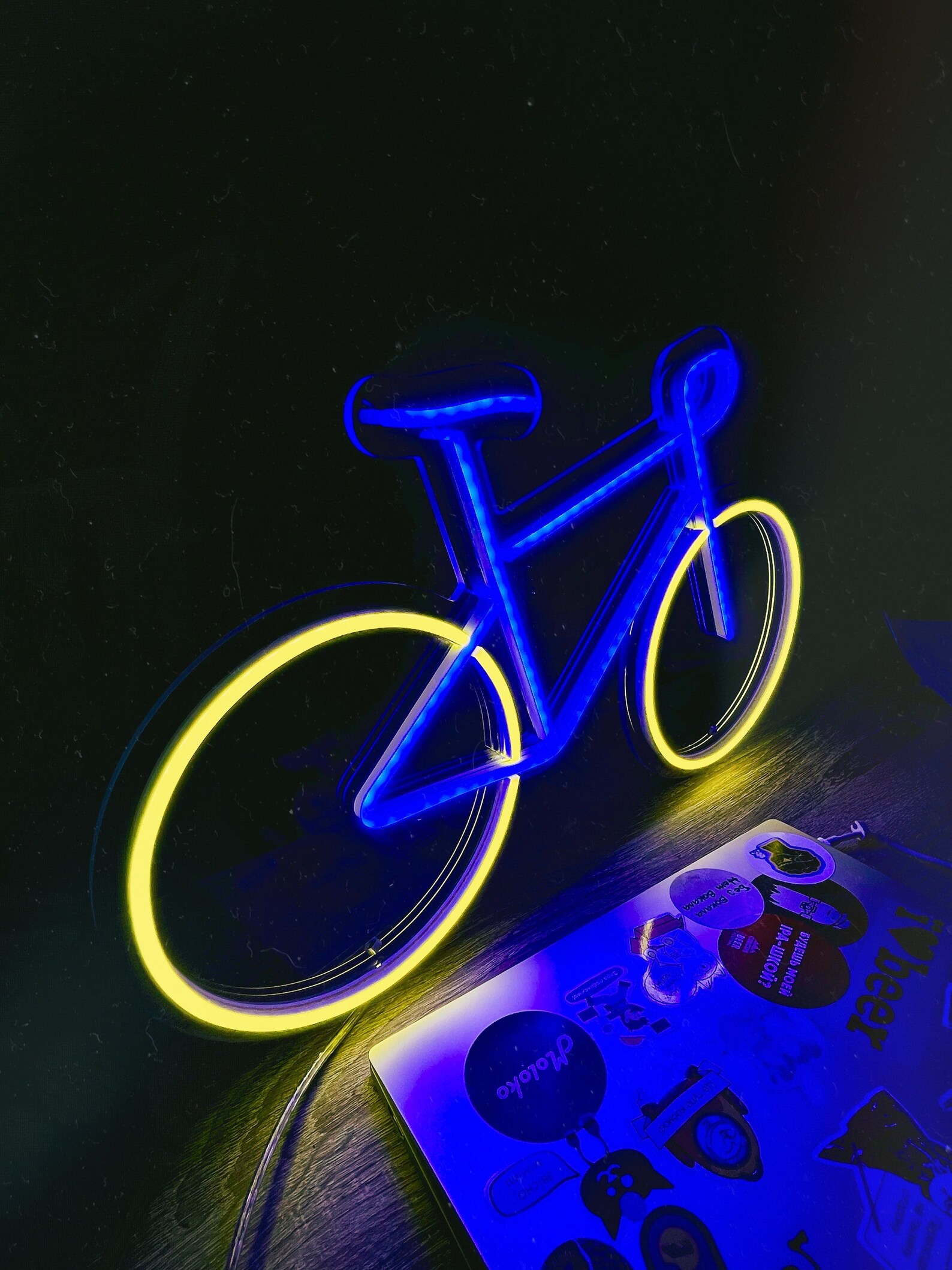 Bike LED Neon Sign Bicycle Kids Wall Decor Gift for Boy or - Etsy