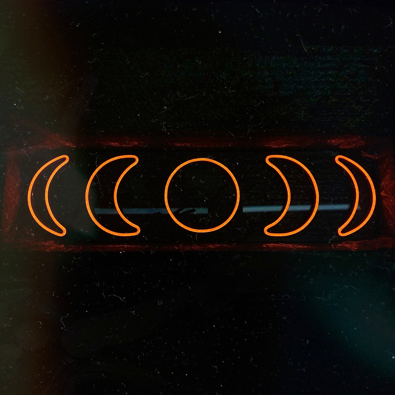 Moon Phase LED Neon Sign | Lunar Wall Decor for Home | Boho Astrology ...