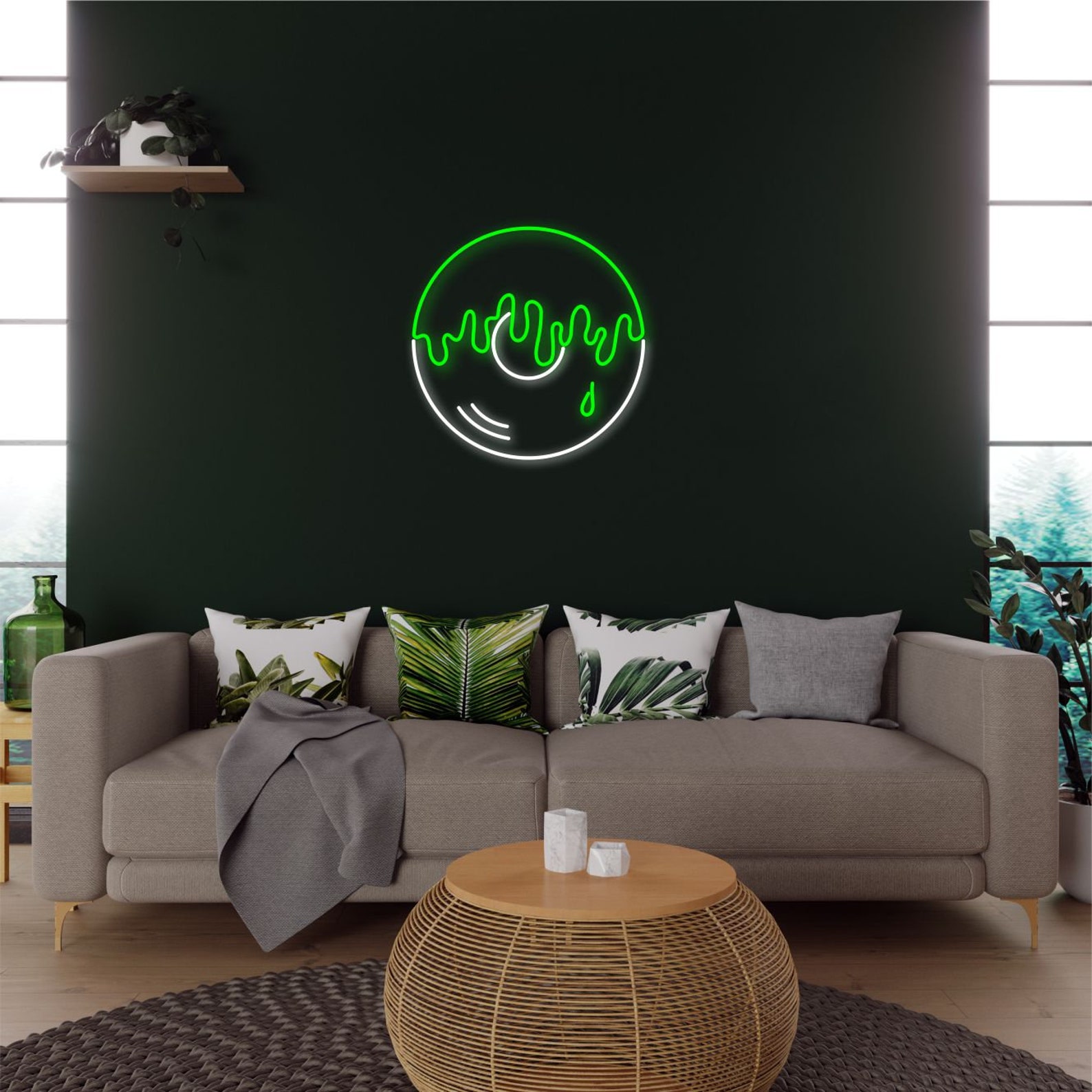 Melting Vinyl Record Led Neon Sign Music Wall Décor Choose - Etsy