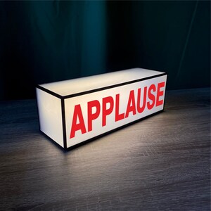 Applause Sign | Table and Wall Light Box | Table Decor | Illuminated ...