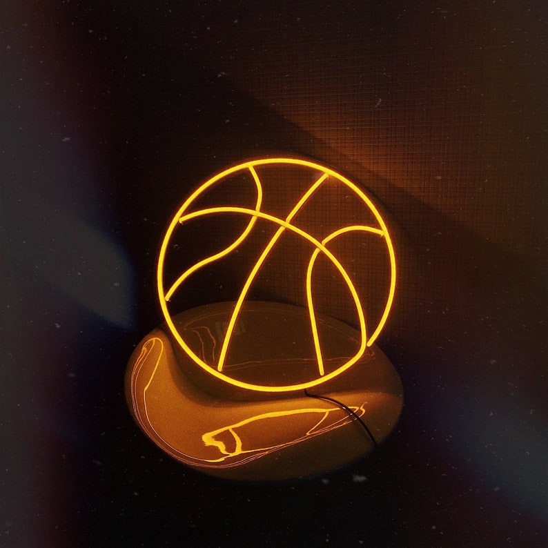Basketball LED Neon Sign Choose Your Color and Control Your - Etsy