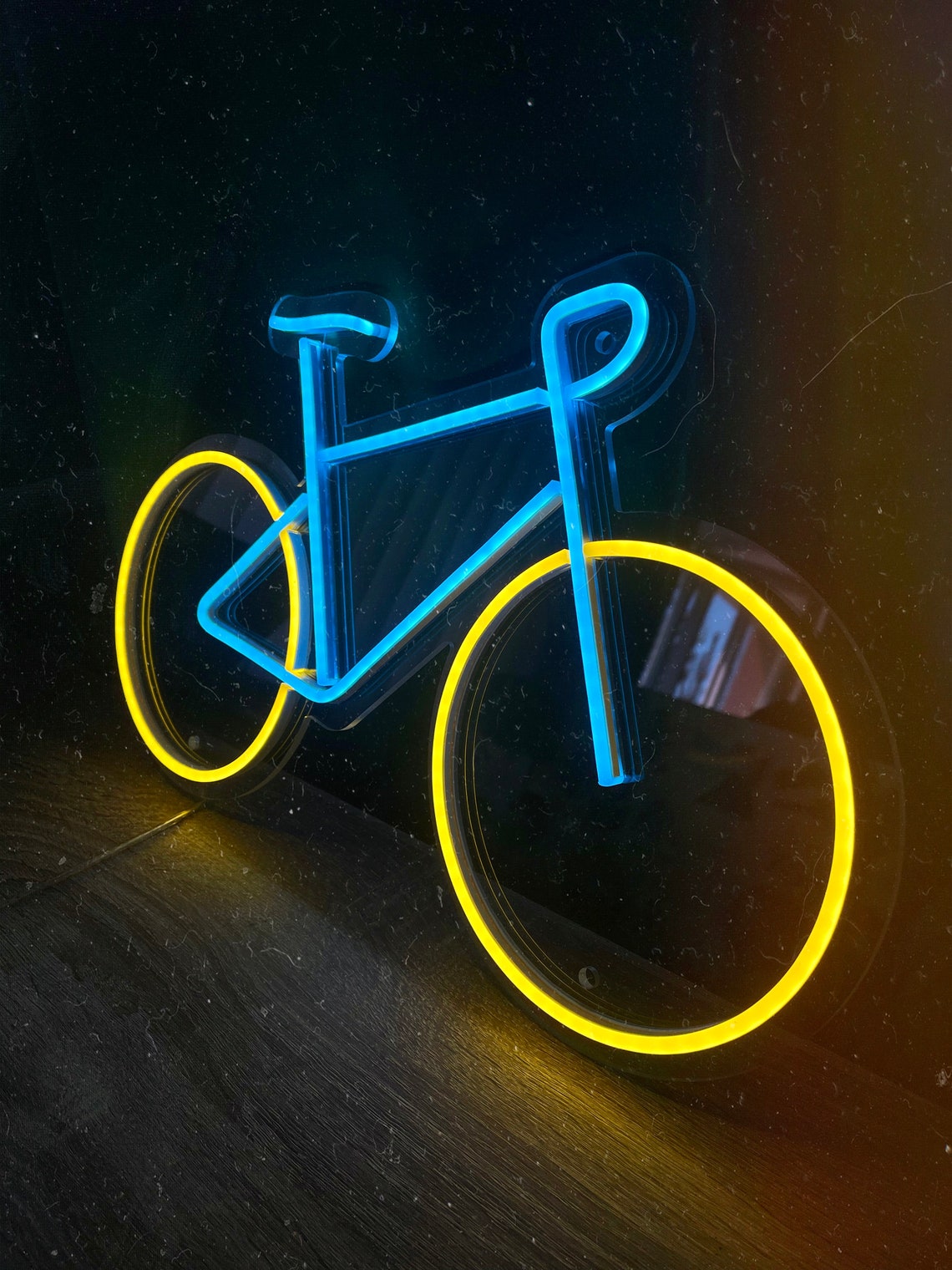 Bike LED Neon Sign Bicycle Kids Wall Decor Gift for Boy or - Etsy