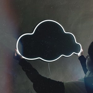 Cloud LED Neon Sign | Nursery Lighting | Baby Kids Room Decor | Night ...