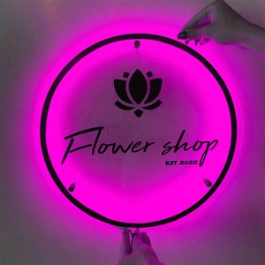 Custom Backlit Acrylic Sign | Customized Business Sign | Light up Signs ...