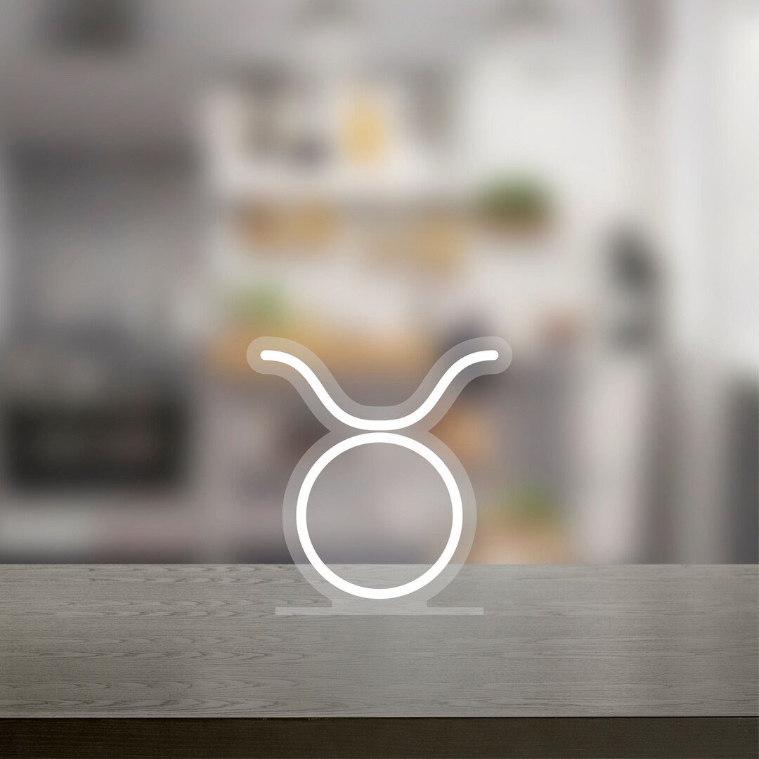 Taurus Zodiac LED Neon Sign | Astrology Decor | Zodiac Symbols | Neon ...