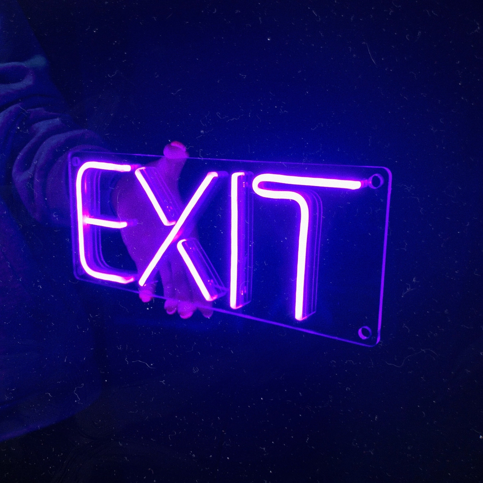 Exit LED Neon Sign Directional Exit Sign Business Exit - Etsy
