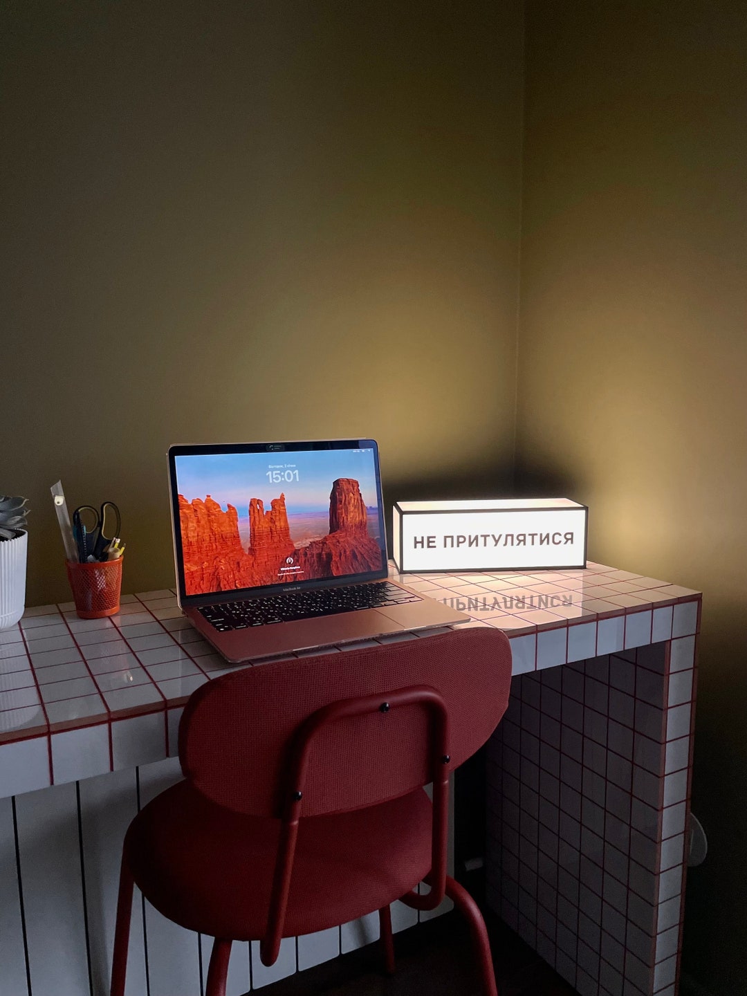 Custom Table Light Box Night Light Table Decor for Studio Home Lighting ...