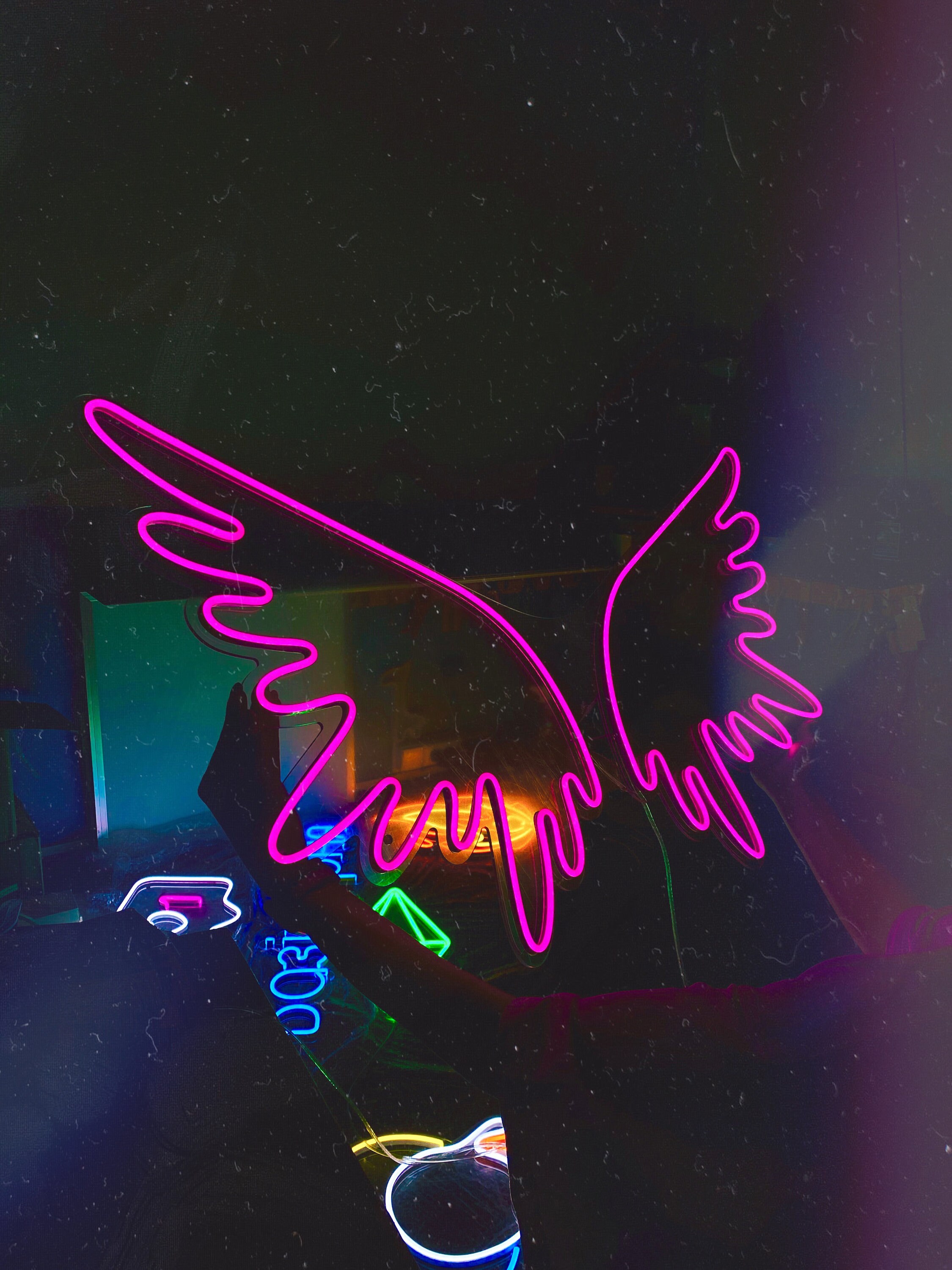 Angel Wings LED Neon Sign | Angel Wings Wall Decor | Fairy Photo Props ...